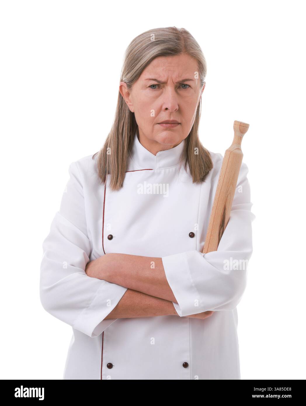 Angry chef rolling pin hi-res stock photography and images - Alamy