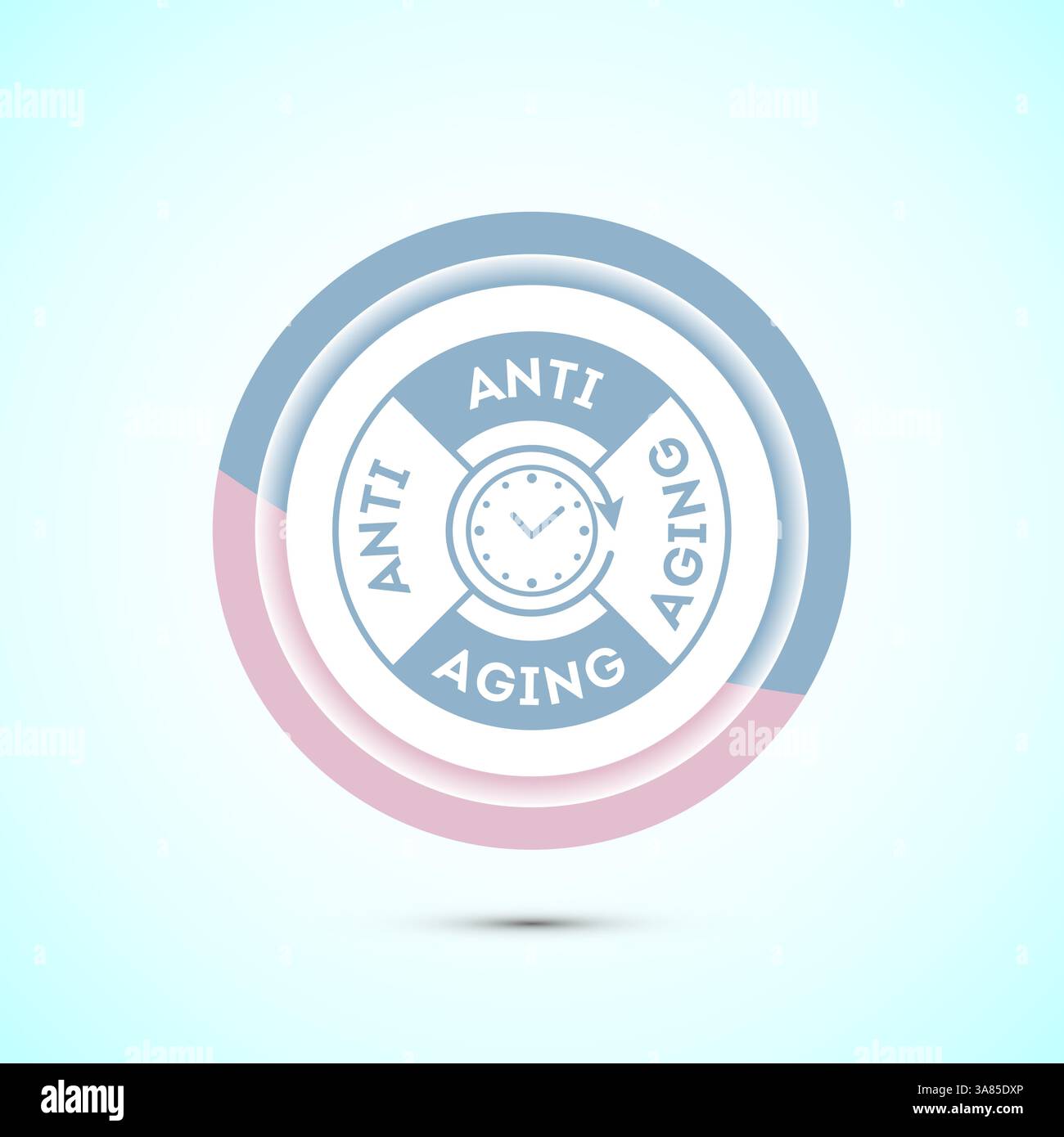 Anti aging icon design illustration. Icon for logo, mobile app, website ...