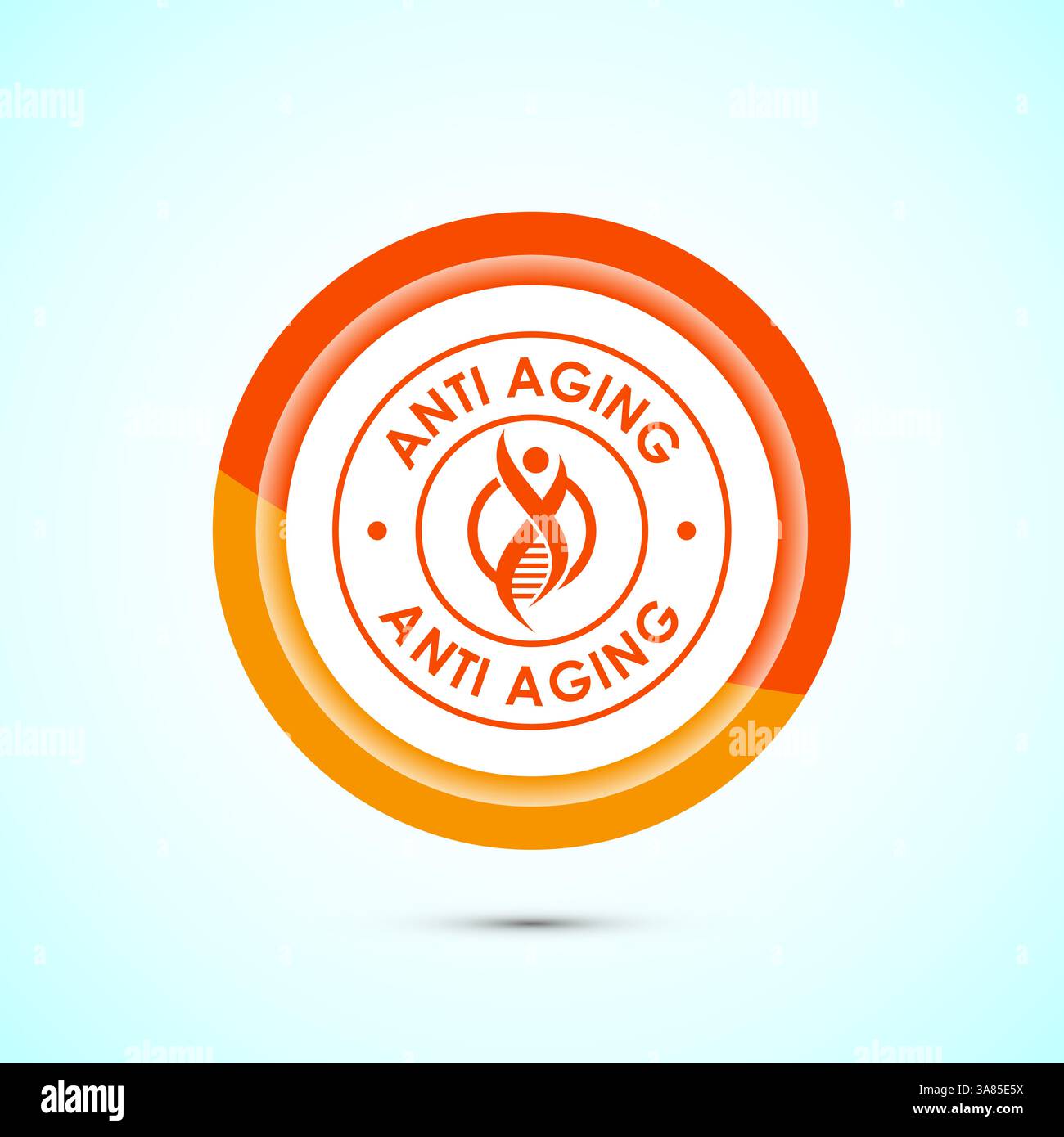 Anti aging icon design illustration. Icon for logo, mobile app, website ...