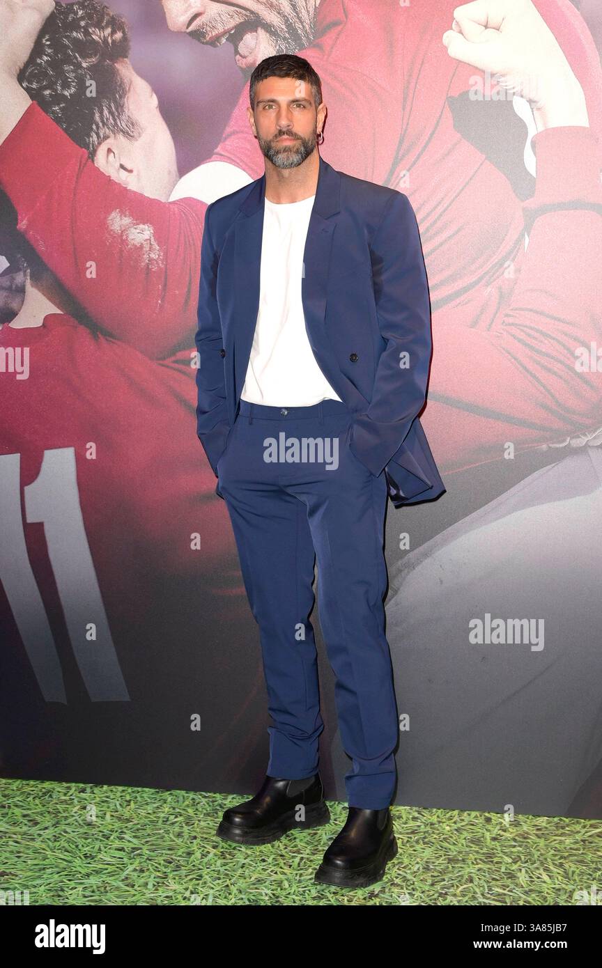 Gilles Rocca bei der Premiere des Kinofilms L ultima sfida im Space ...