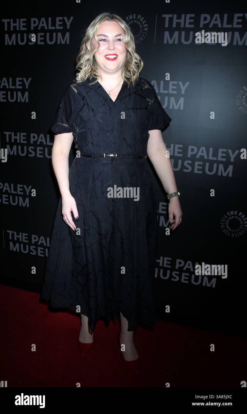 New York, NY, USA. 27th Mar, 2025. Mara Webster at PaleyLive: An ...