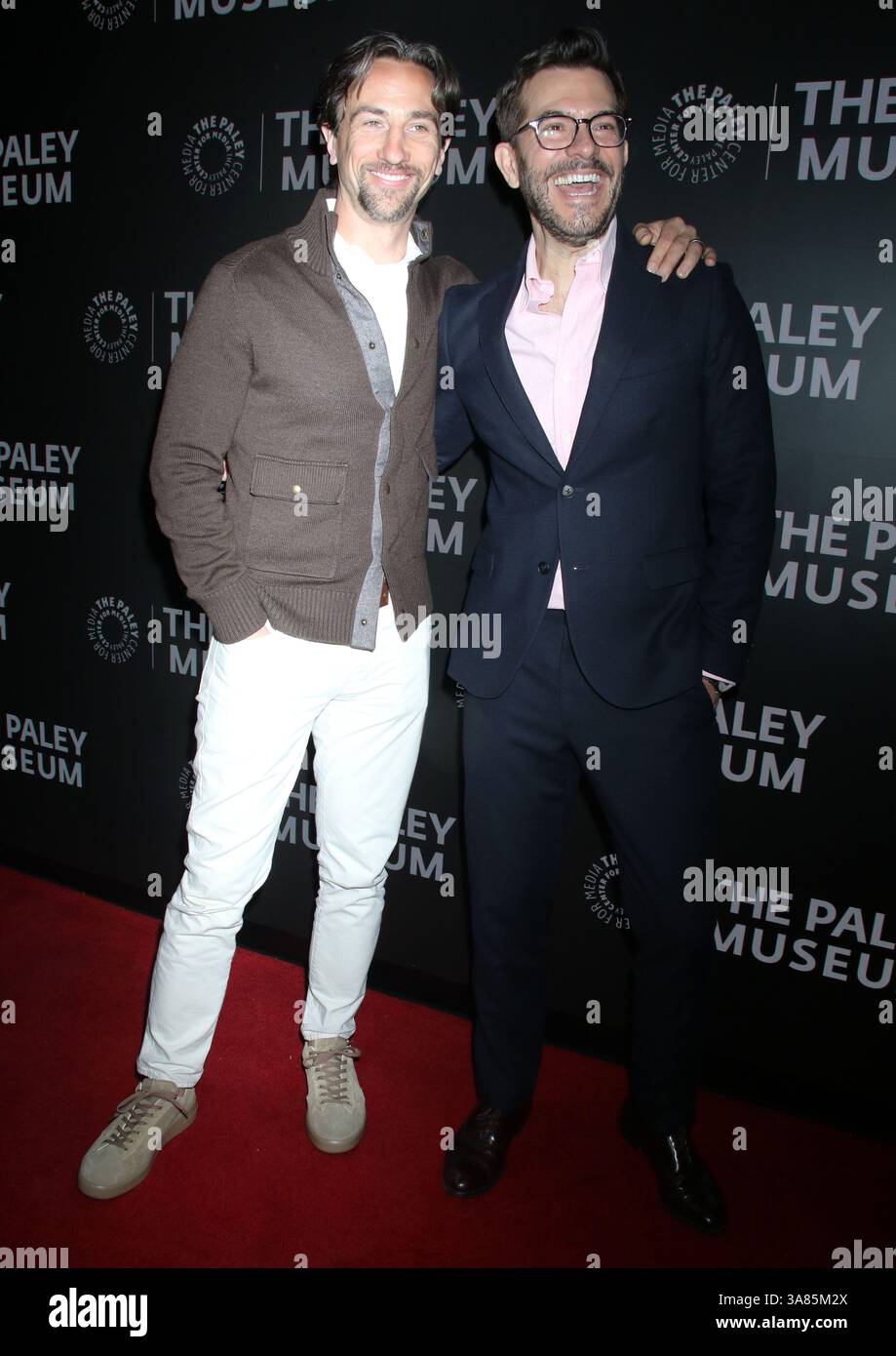 NEW YORK, NY - MARCH 27: James Weaver, and Peter Huyck at PaleyLive: An ...