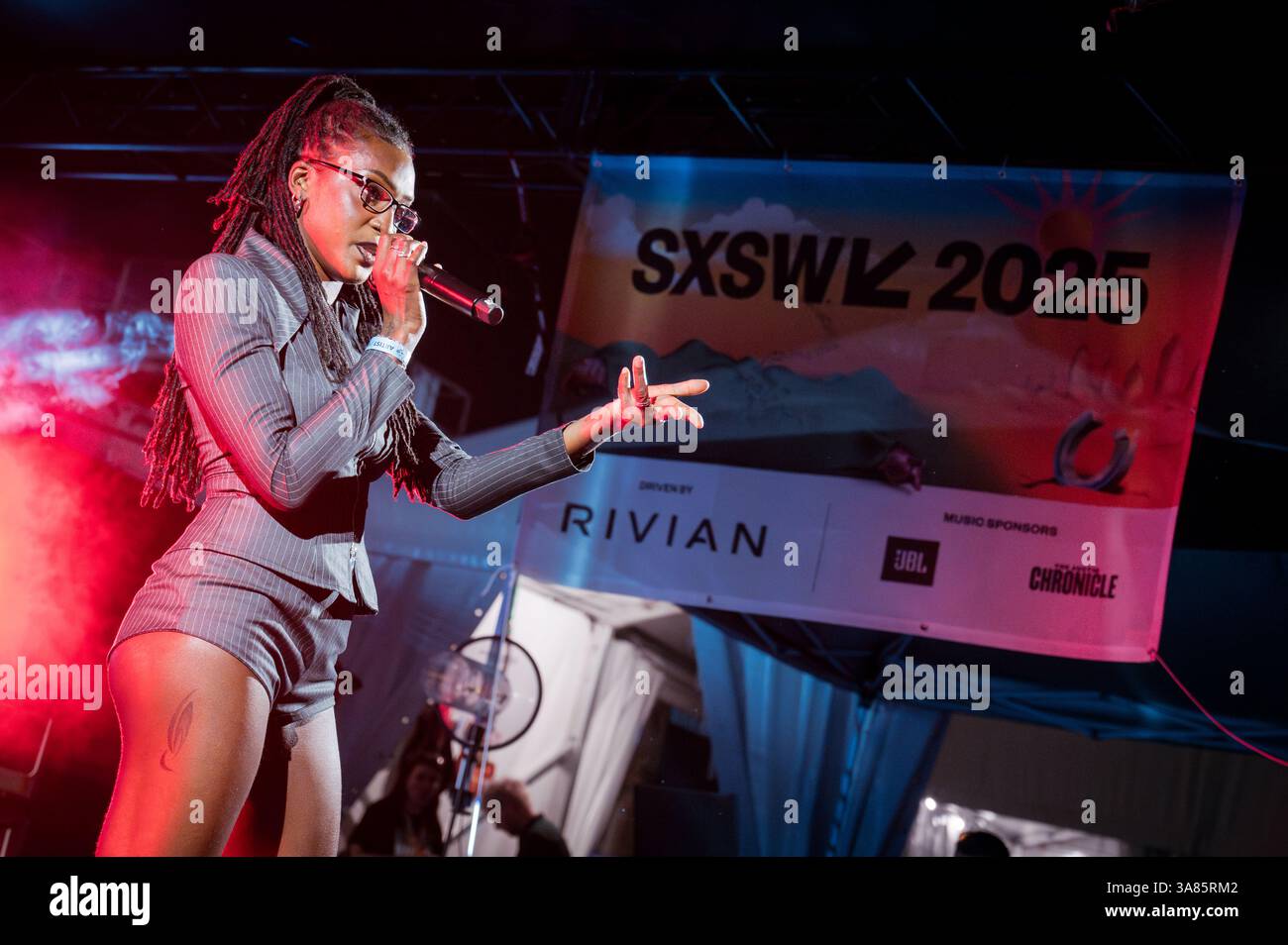 14th March 2025 - Austin, Texas: DEJA performs at The British Music ...