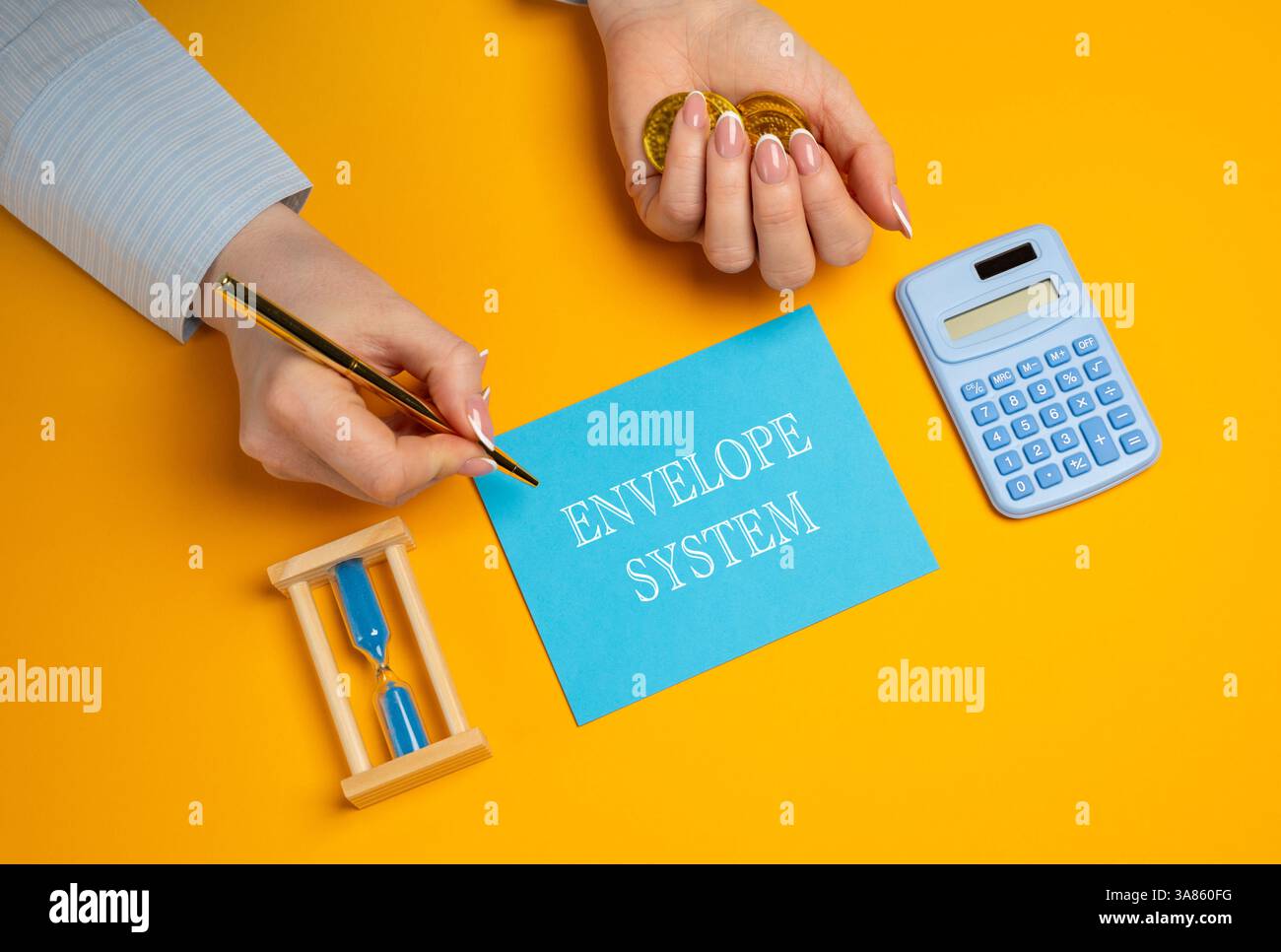 The Envelope System concept. Budgeting method that involves using ...