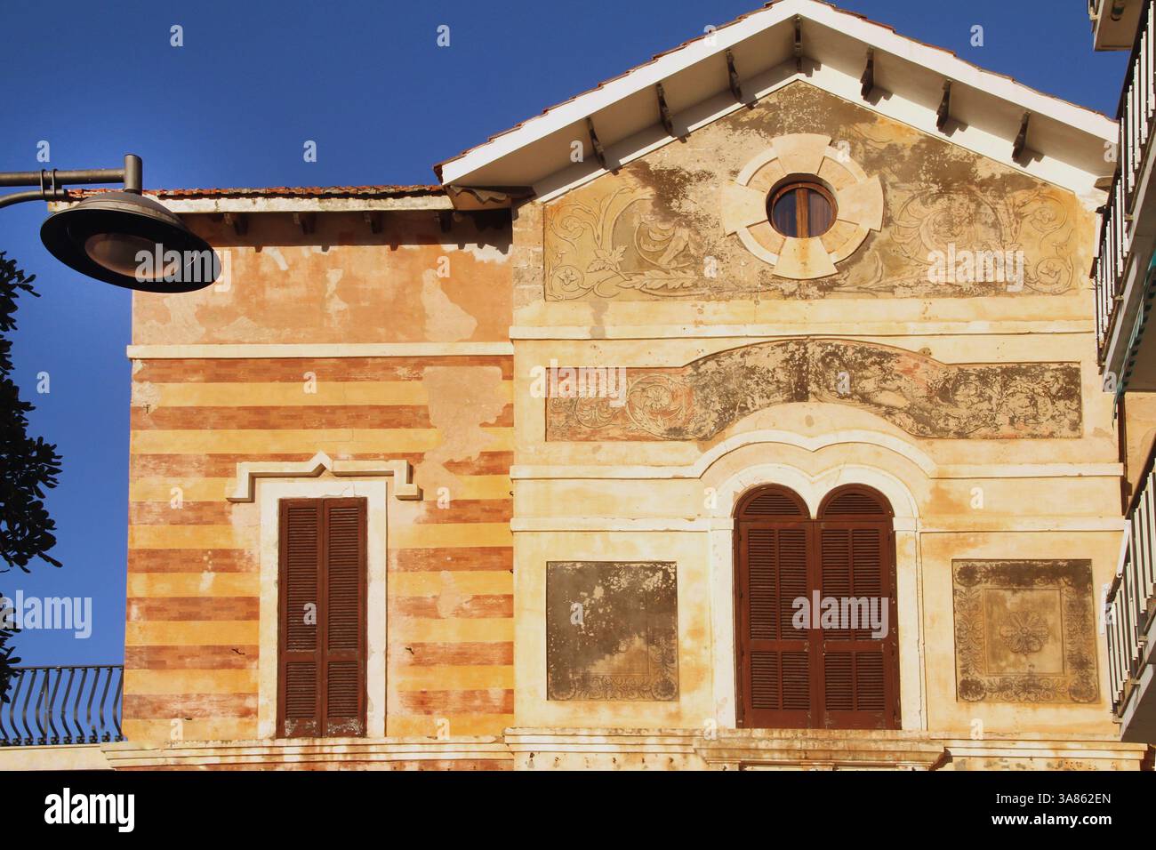 Architecture in Santa Maria al Bagno, Italy Stock Photo - Alamy