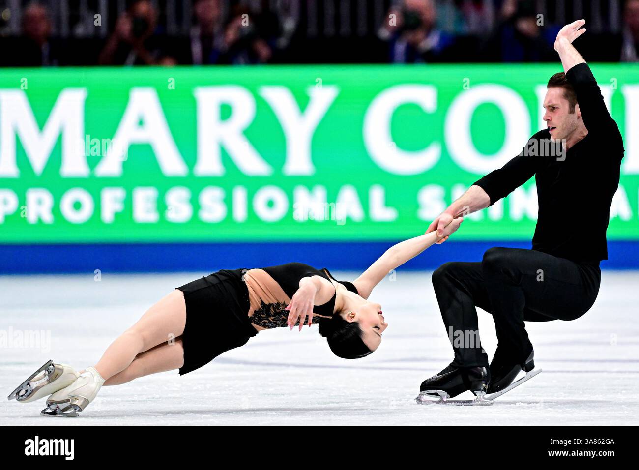 Lia PEREIRA & Trennt MICHAUD (CAN), during Pairs Free Skating, at the ...