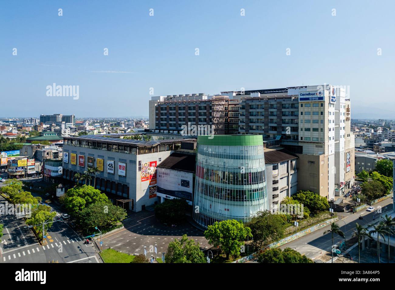 March 27, 2025: Luna Plaza, a shopping center located in Yilan City ...