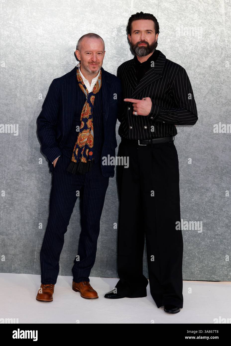 London, UK. 27th Mar, 2025. Anthony Byrne and Emmett J. Scanlan attend ...
