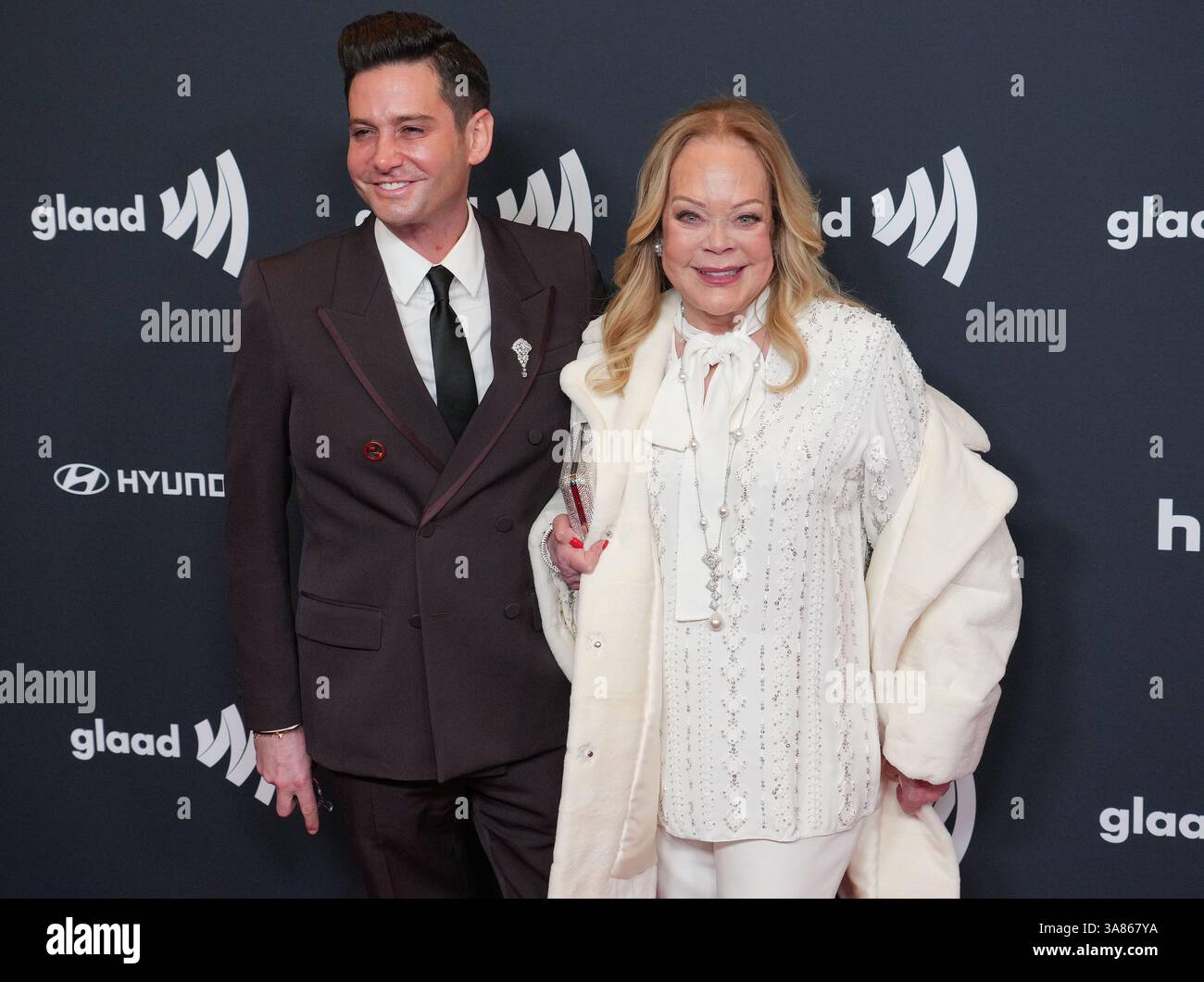 Los Angeles, USA. 27th Mar, 2025. (L-R) Josh Flagg and Candy Spelling ...