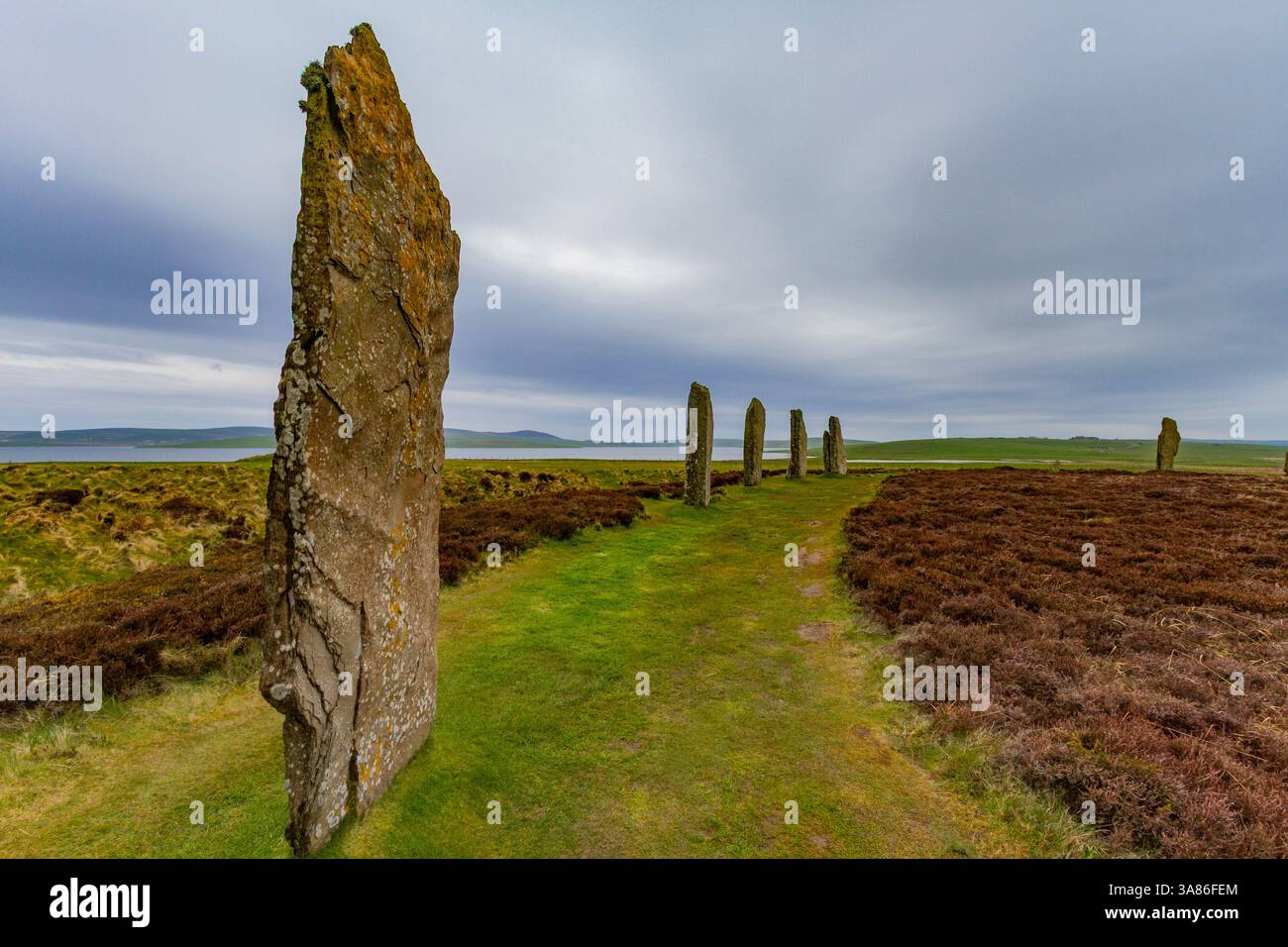 Ring of Brodgar, UNESCO, Orkney Islands, Scotland, United Kingdom Stock ...