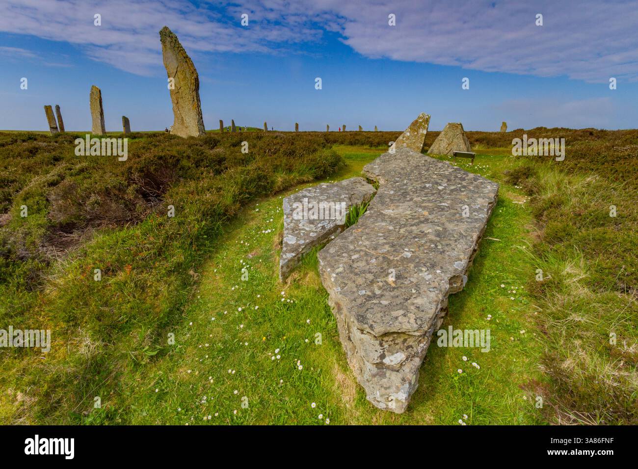 Ring of Brodgar, UNESCO, Orkney Islands, Scotland, United Kingdom Stock ...