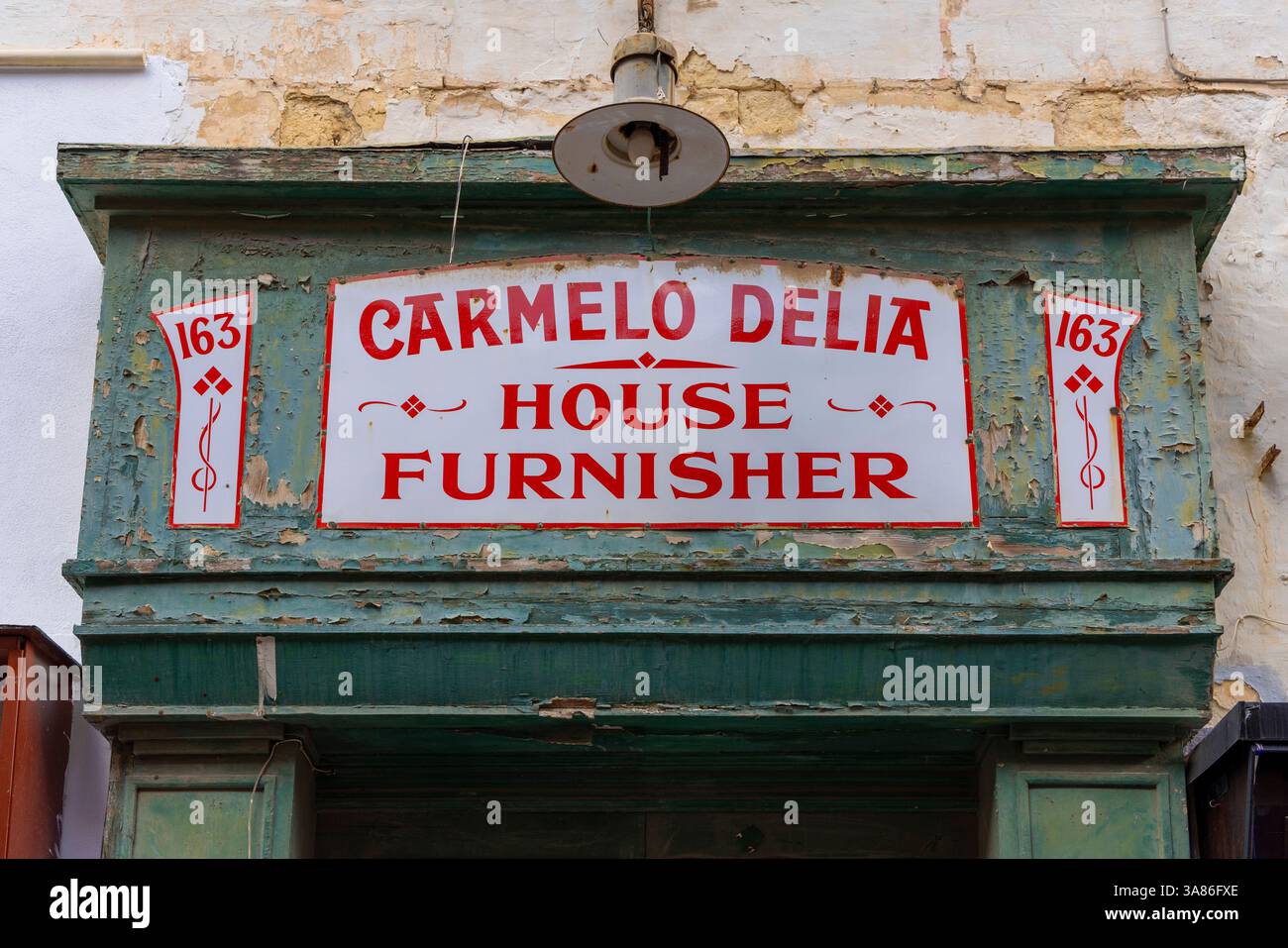 Traditional Signage, Valletta, Malta Stock Photo - Alamy