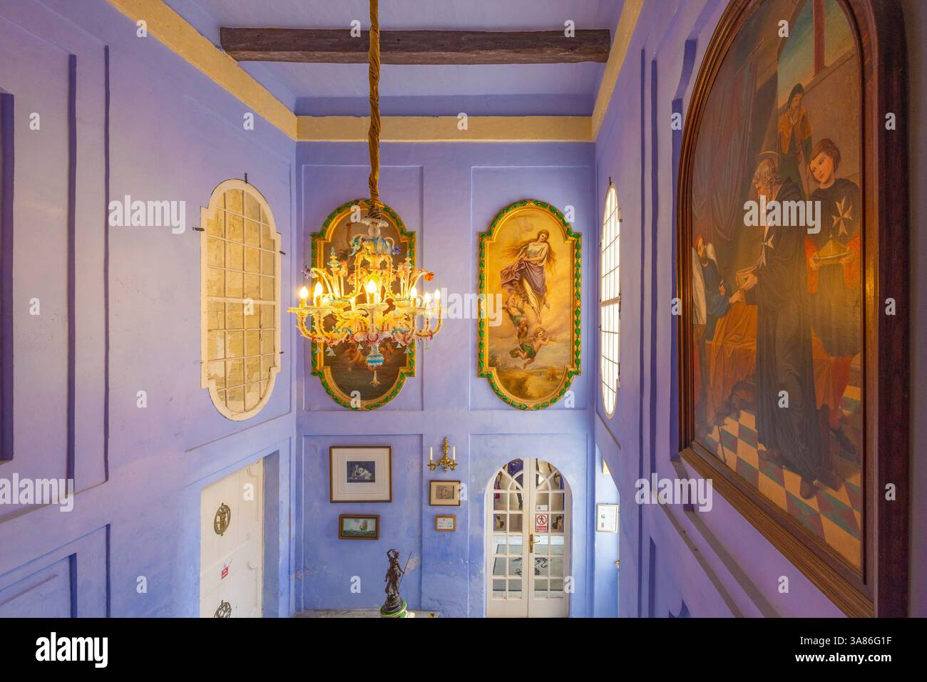 Main Entrance and Staircase in Casa Rocca Piccola, Valletta, Malta ...