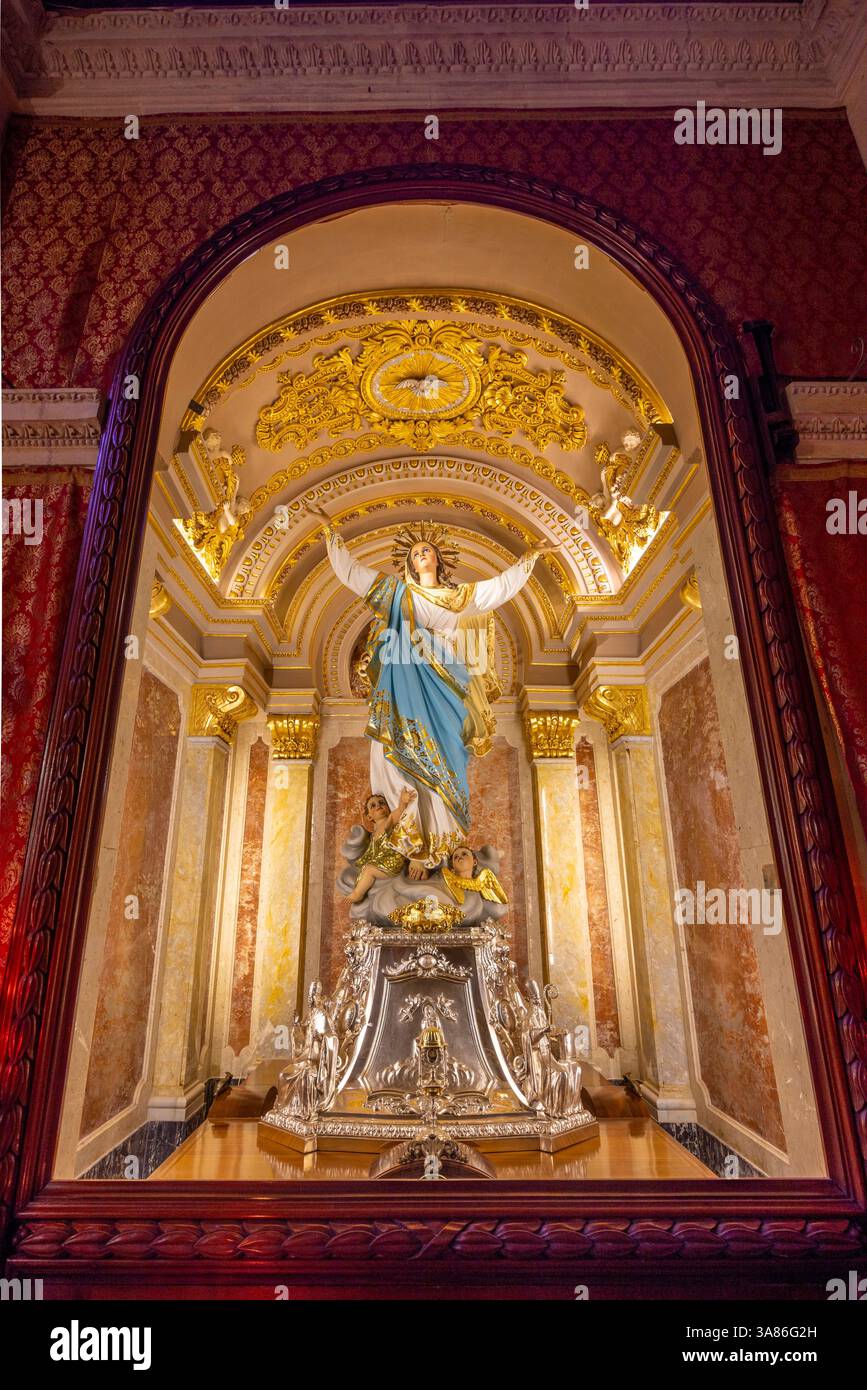 The Statue of Santa Marija in The Cathedral of the Assumption of the ...