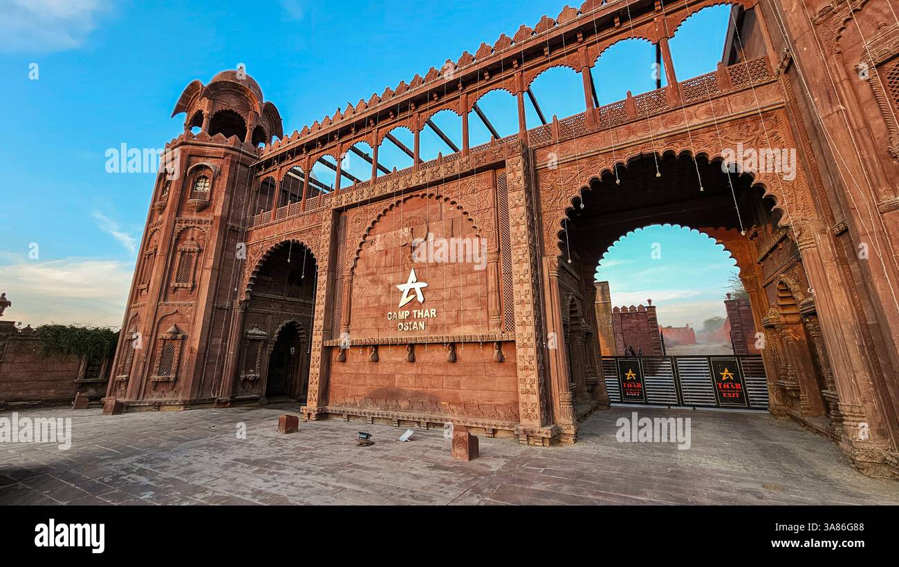 Desert camp, Osian, Rajasthan, India Stock Photo - Alamy