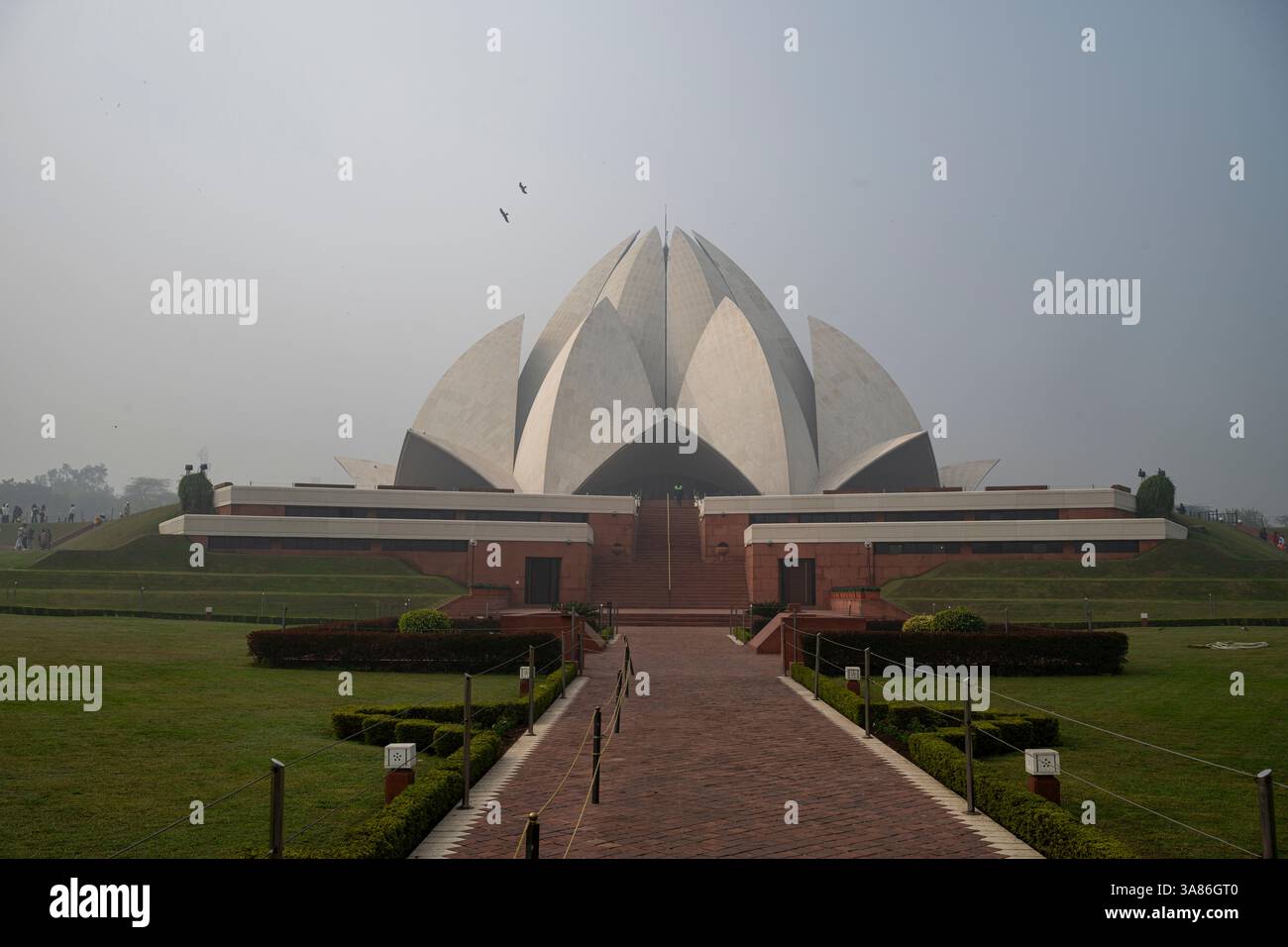 Lotus Temple, a Bahai House of Worship in New Delhi, India Stock Photo ...