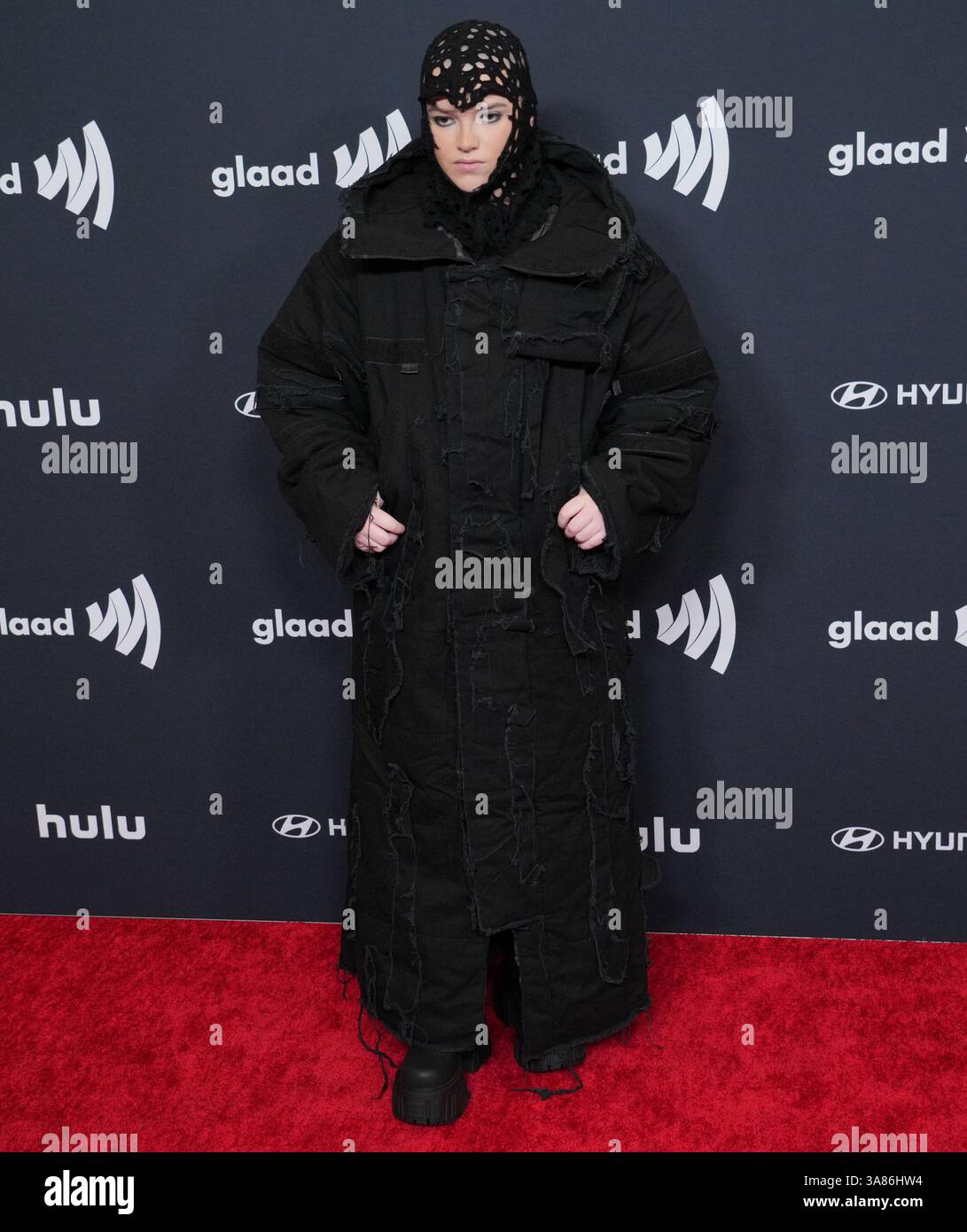 Blu Del Barrio arrives at the 36th Annual GLAAD Media Awards held at ...