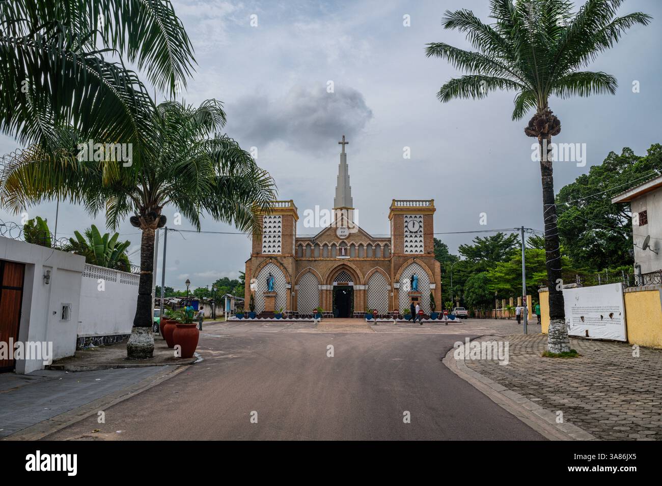 Cathedral of Brazzaville, Republic of Congo Stock Photo - Alamy