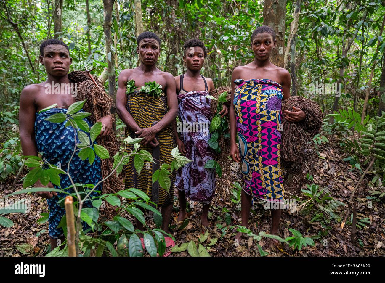 Pygmy women in jungle hi-res stock photography and images - Alamy