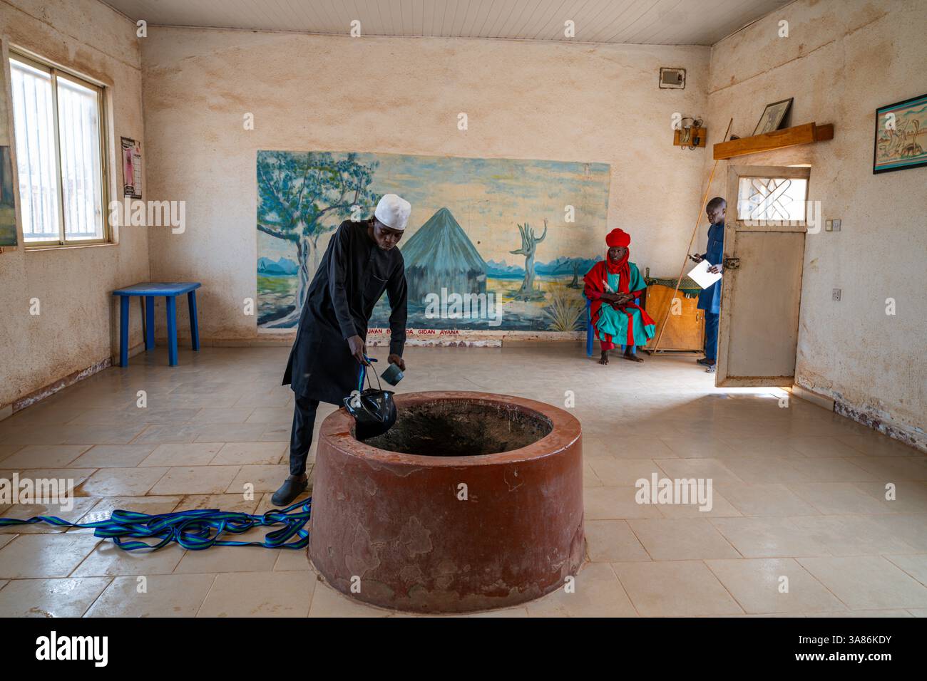 The well of Daura, Fadar Daurama Emir's palace, Daura Emirate, Katsina ...
