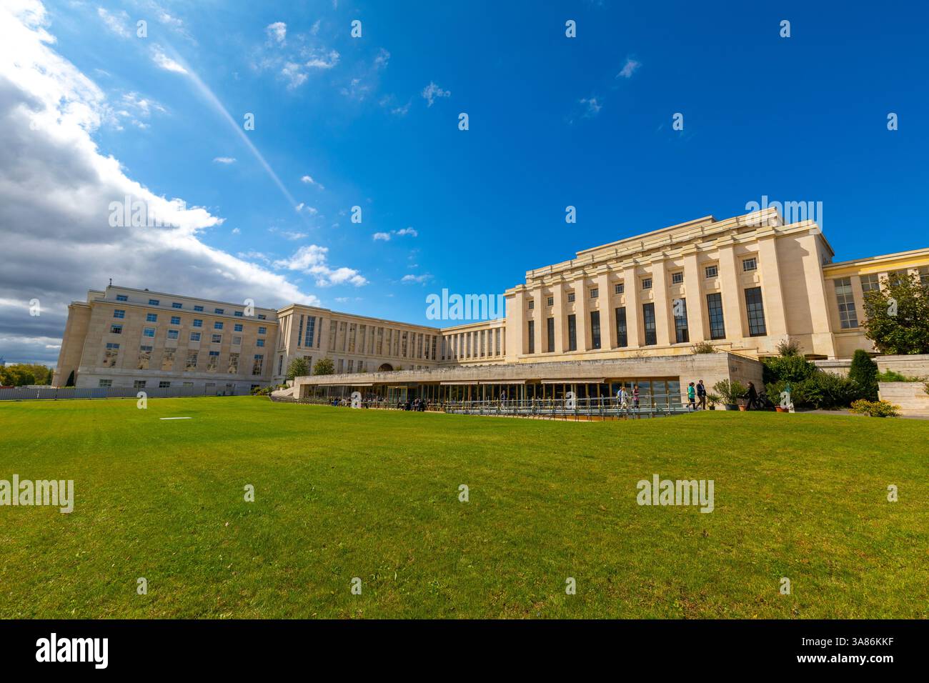 Palais des Nations, Unnited Nations, UNO, Main building, building A ...