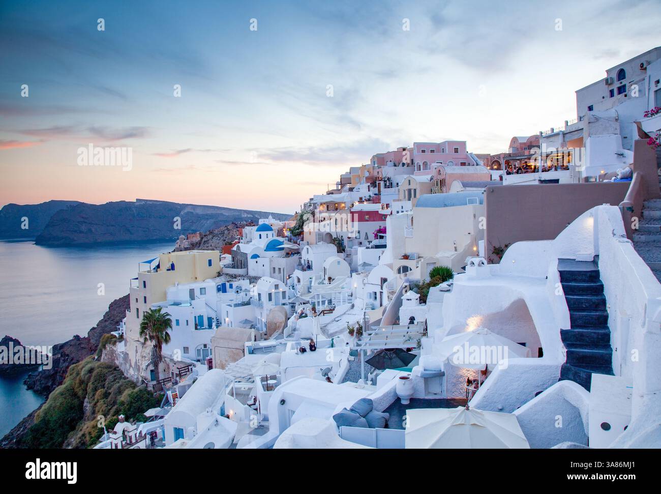 Beautiful Santorini island, Cyclades, Greek Islands, Greeece Stock ...
