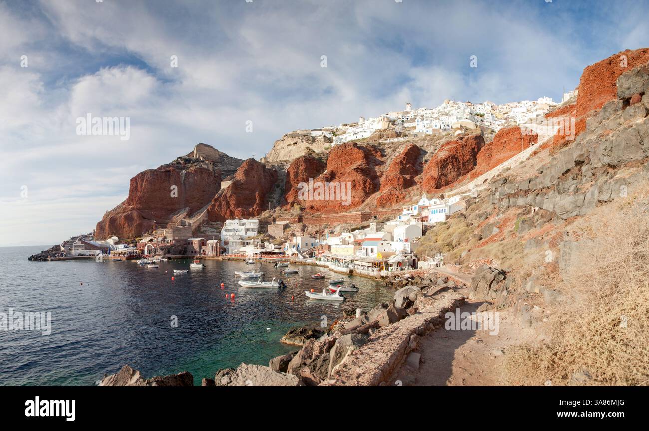 Beautiful Santorini island, Cyclades, Greek Islands, Greeece Stock ...