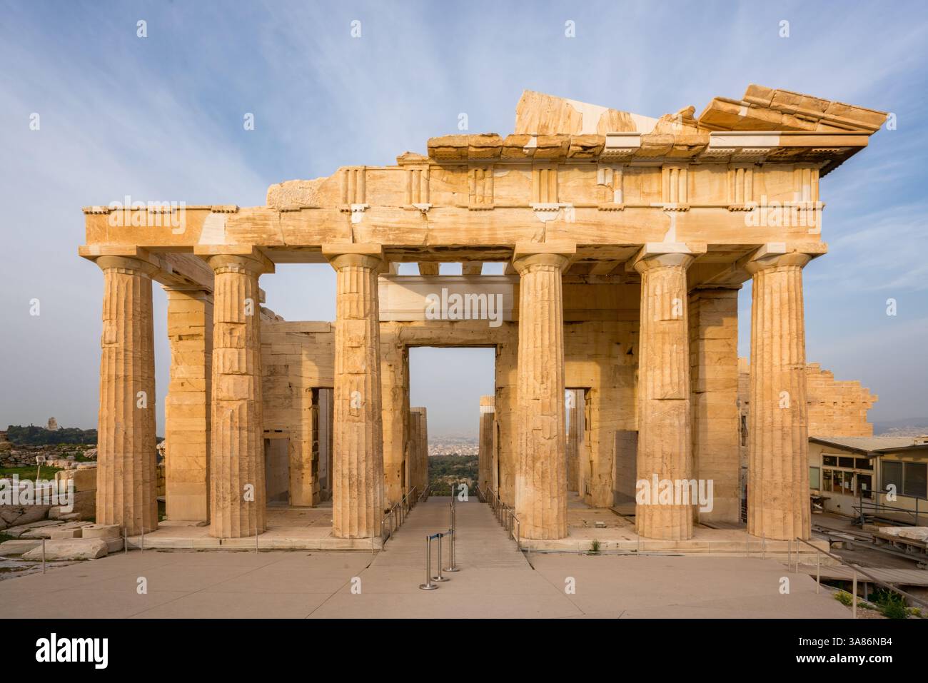 Athens Acropolis ancient Propylaea building entrance, UNESCO, Athens ...