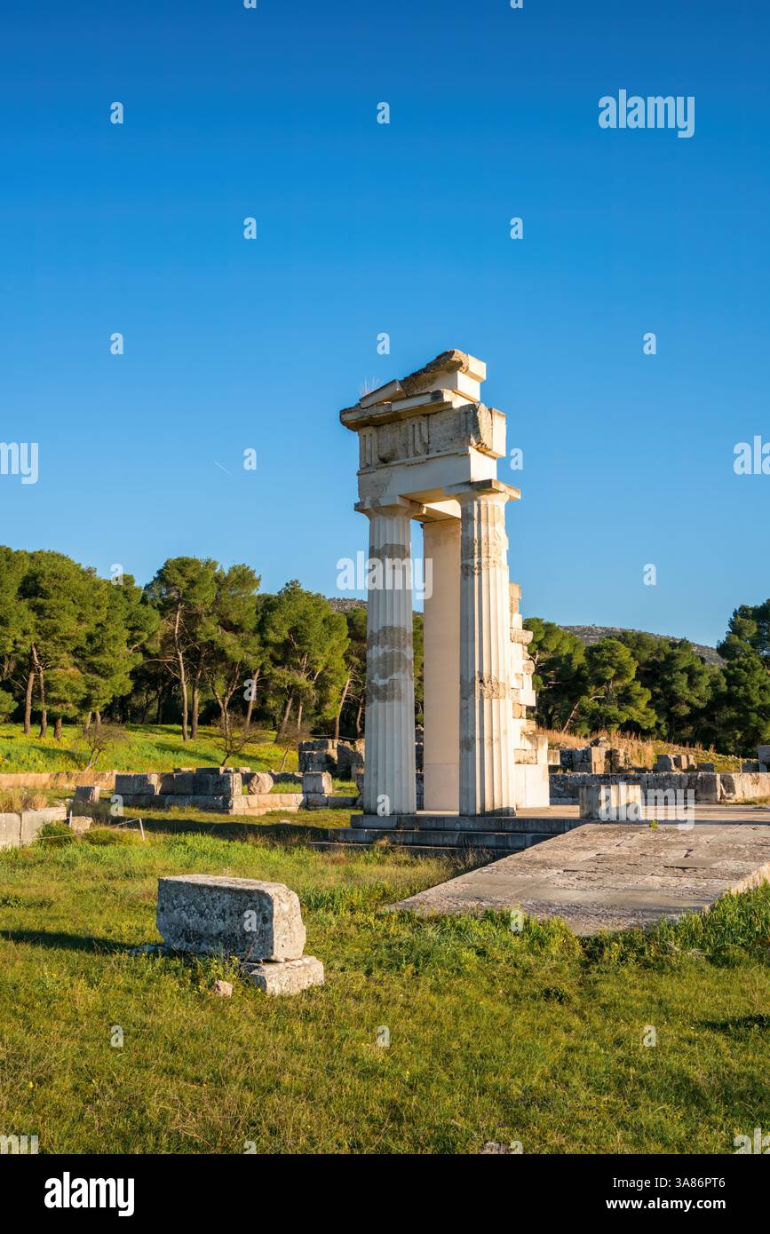 Temple of Asclepius in the ancient city of Epidaurus, UNESCO ...