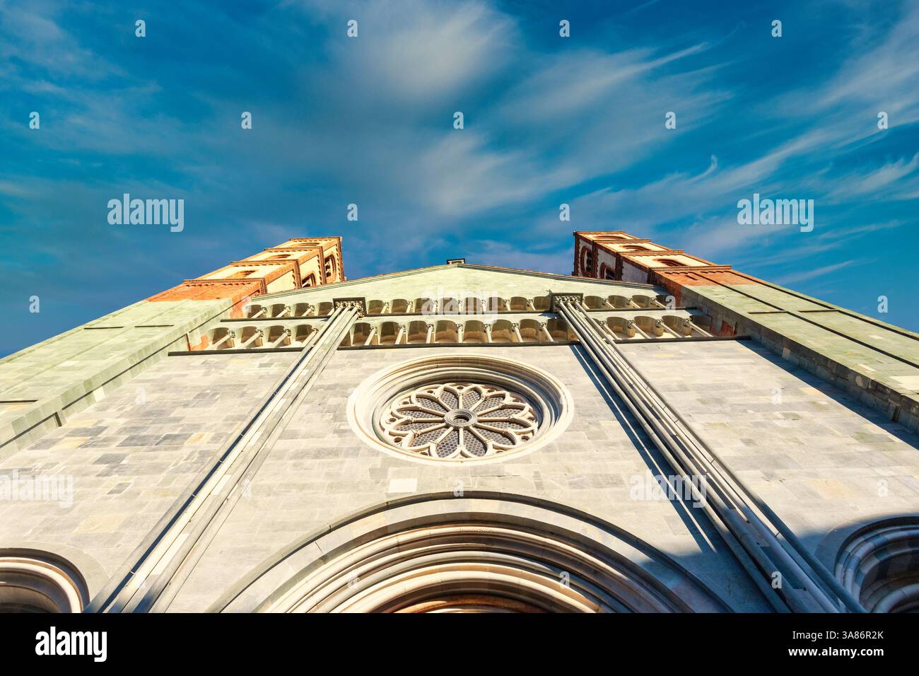 Saint Andrew Gothic Church,13th century, Vercelli, Piedmont, Italy ...