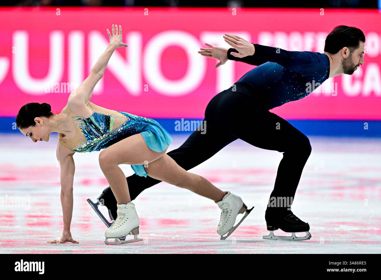 Deanna STELLATO-DUDEK & Maxime DESCHAMPS (CAN), during Pairs Free ...