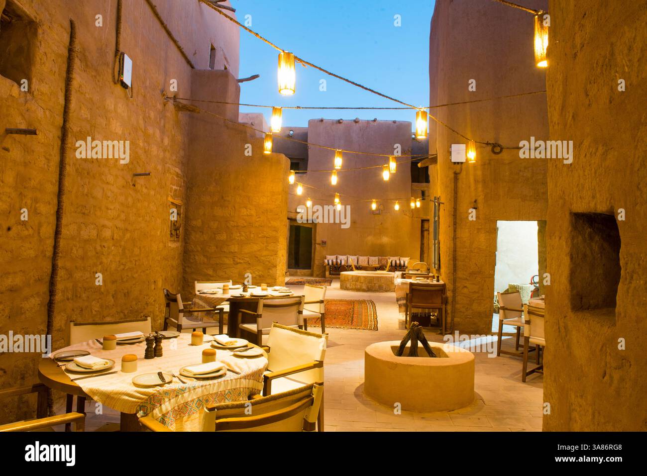 Restaurant at Dar Tantora The House Hotel, a renovated original ...