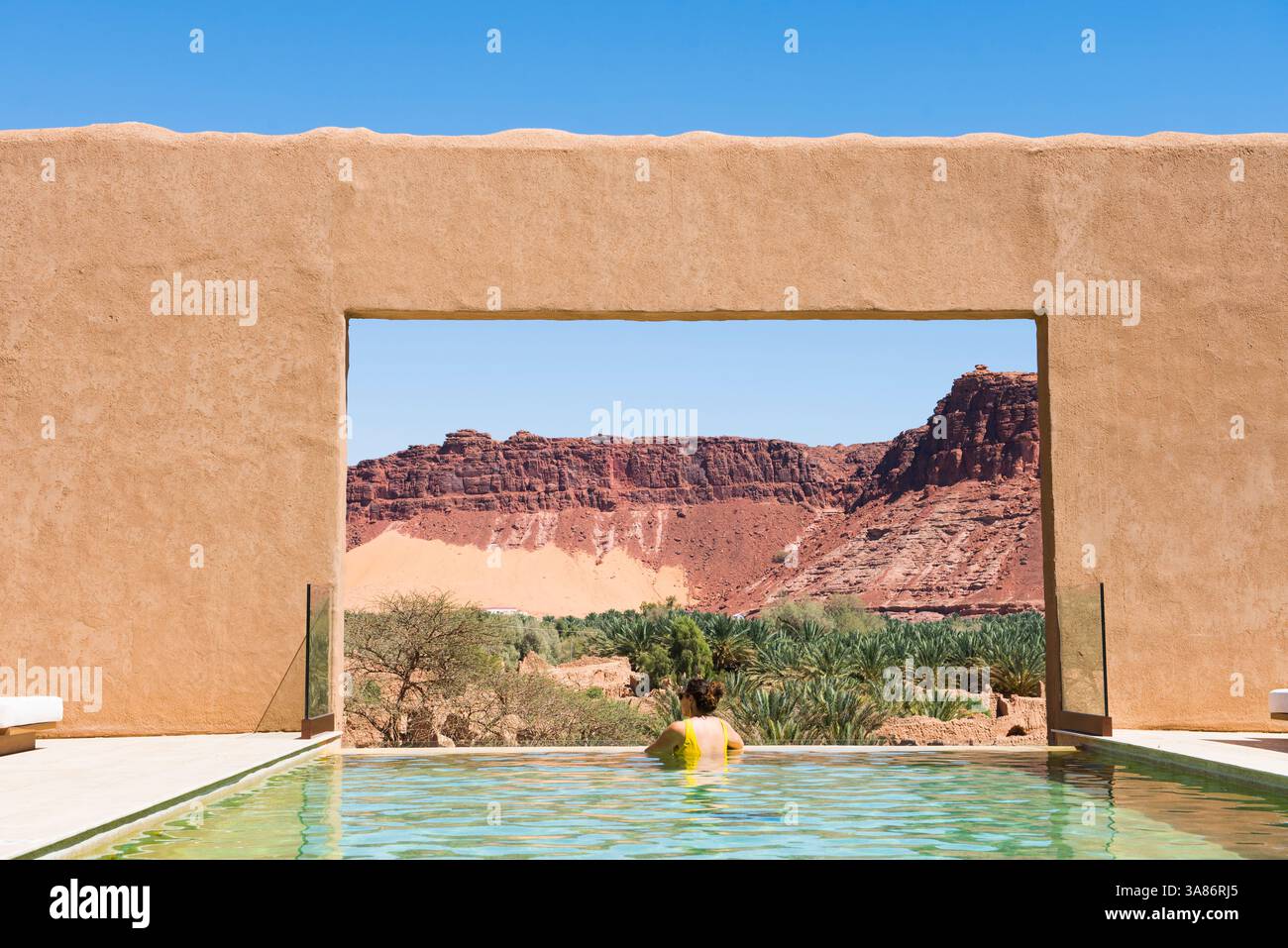 Swimming pool of Dar Tantora The House Hotel, a renovated original ...