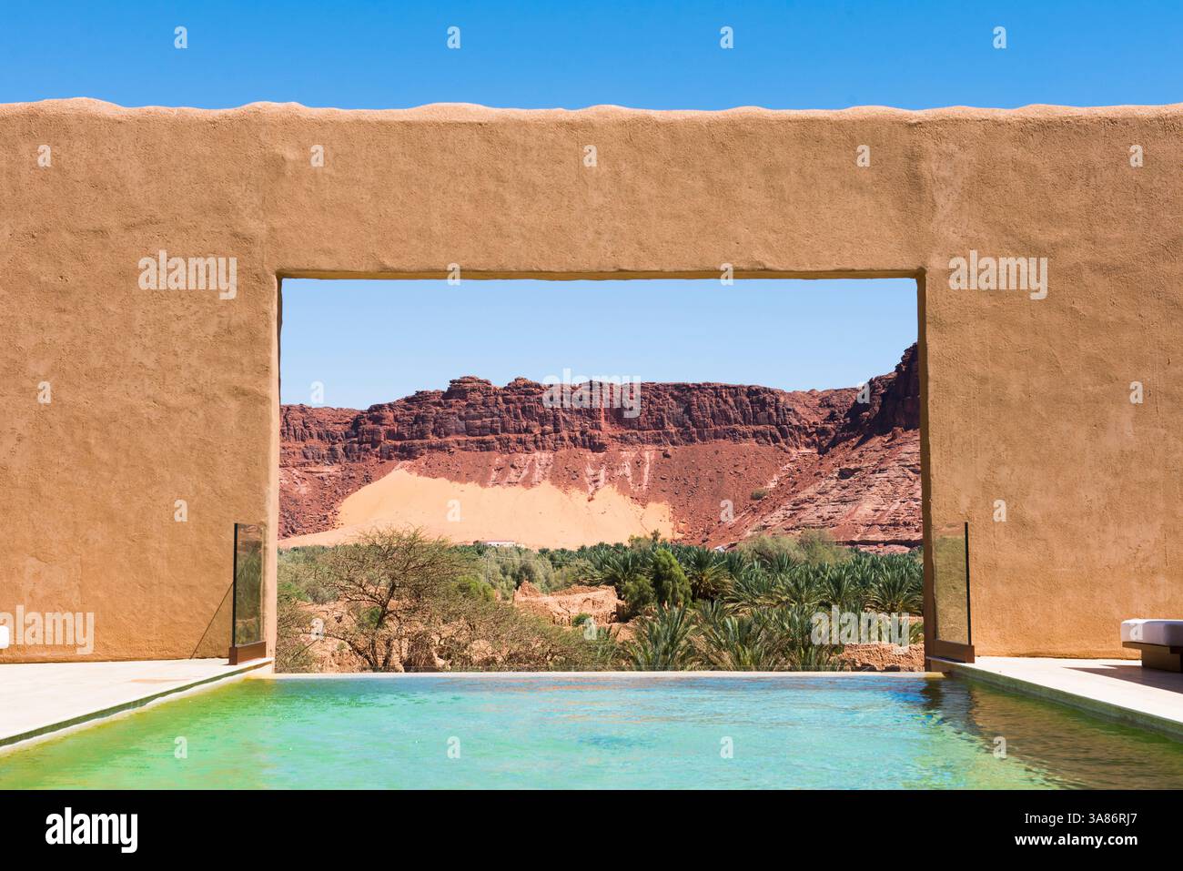 Swimming pool of Dar Tantora The House Hotel, a renovated original ...