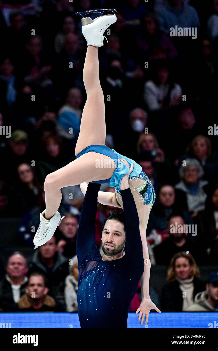 Deanna STELLATO-DUDEK & Maxime DESCHAMPS (CAN), during Pairs Free ...