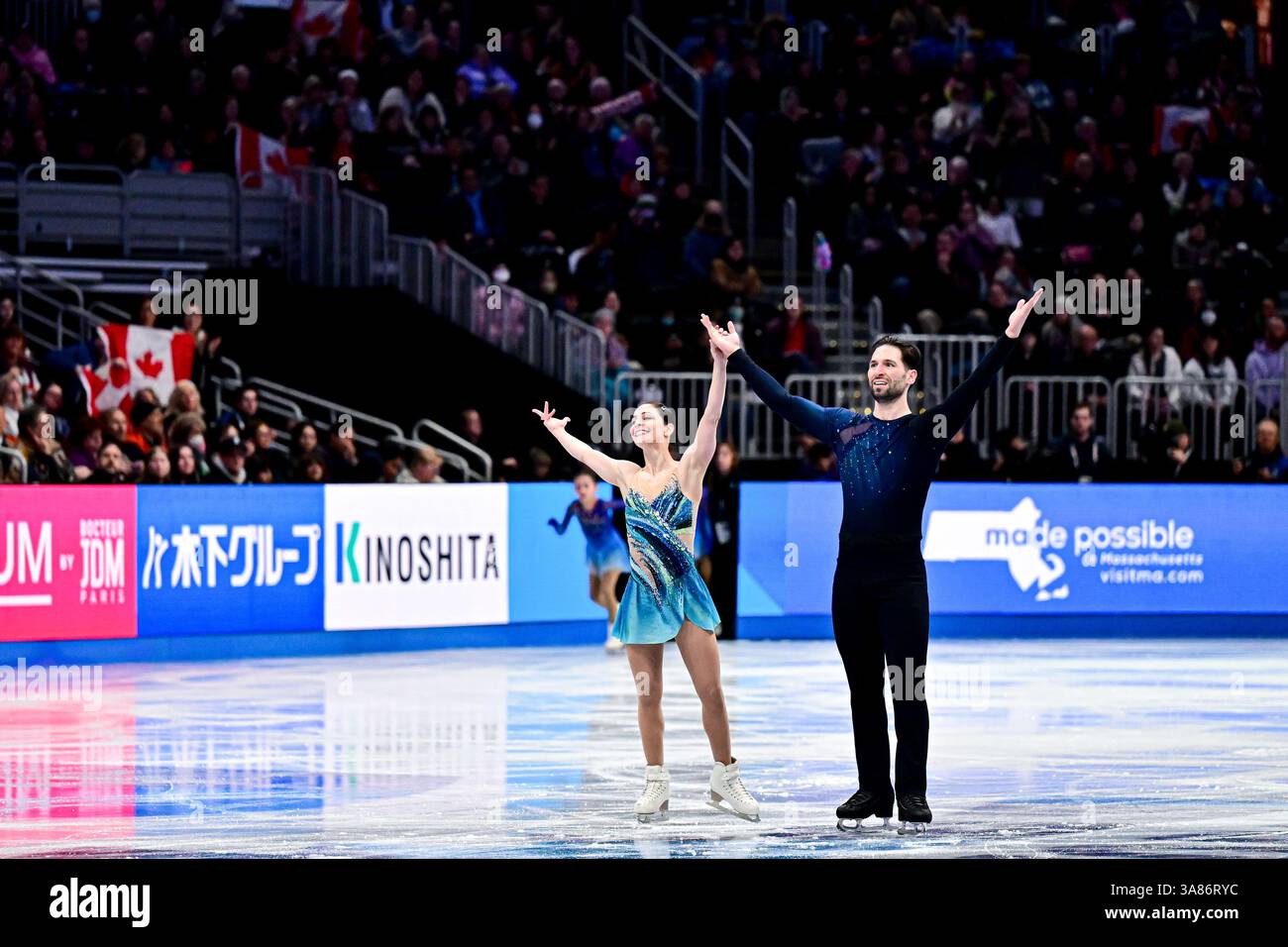 Deanna STELLATO-DUDEK & Maxime DESCHAMPS (CAN), during Pairs Free ...