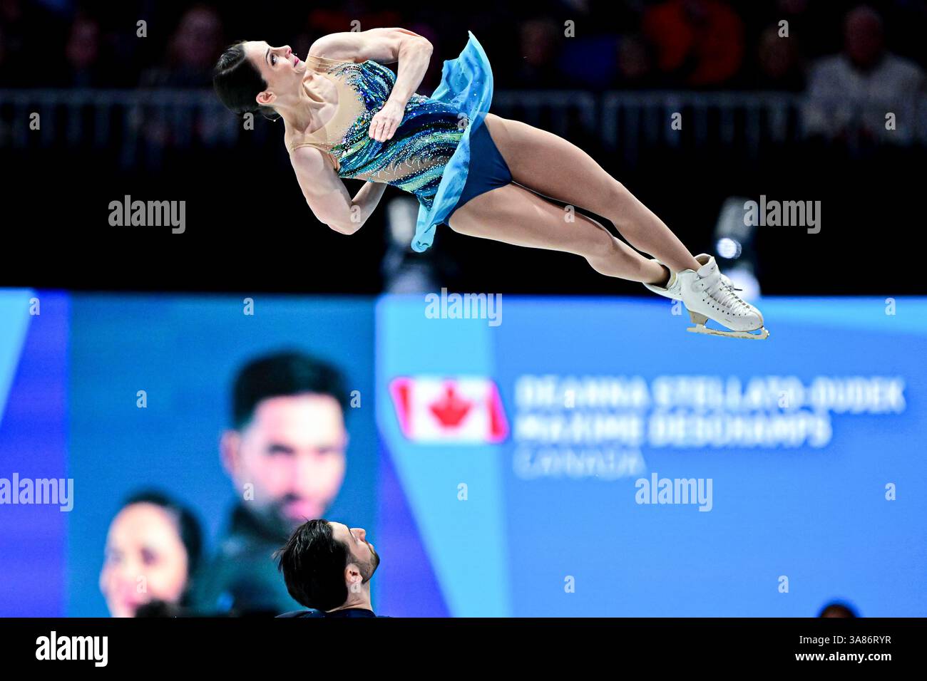 Deanna STELLATO-DUDEK & Maxime DESCHAMPS (CAN), during Pairs Free ...