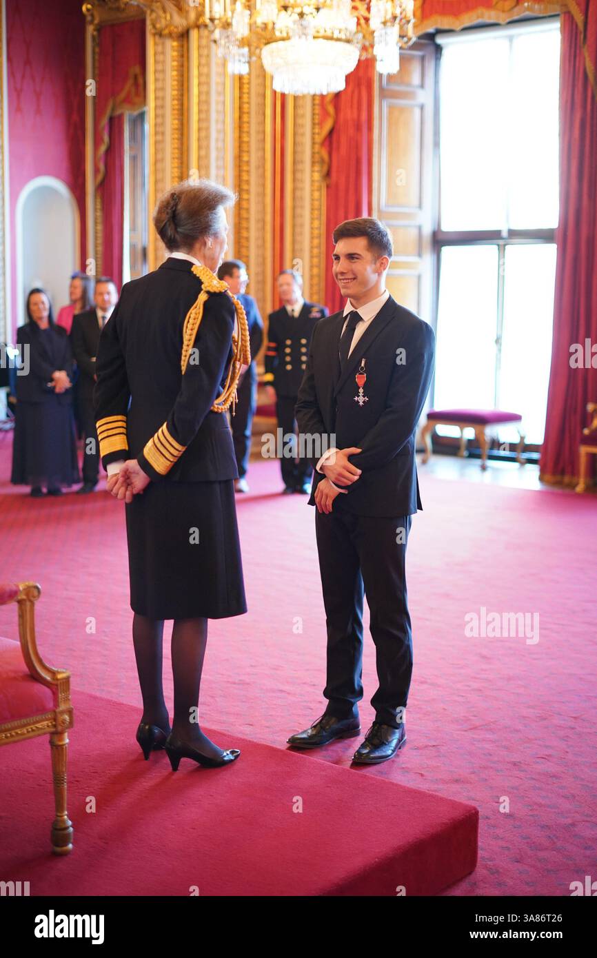 Mr. William Ellard, from Beccles, is made a Member of the Order of the ...