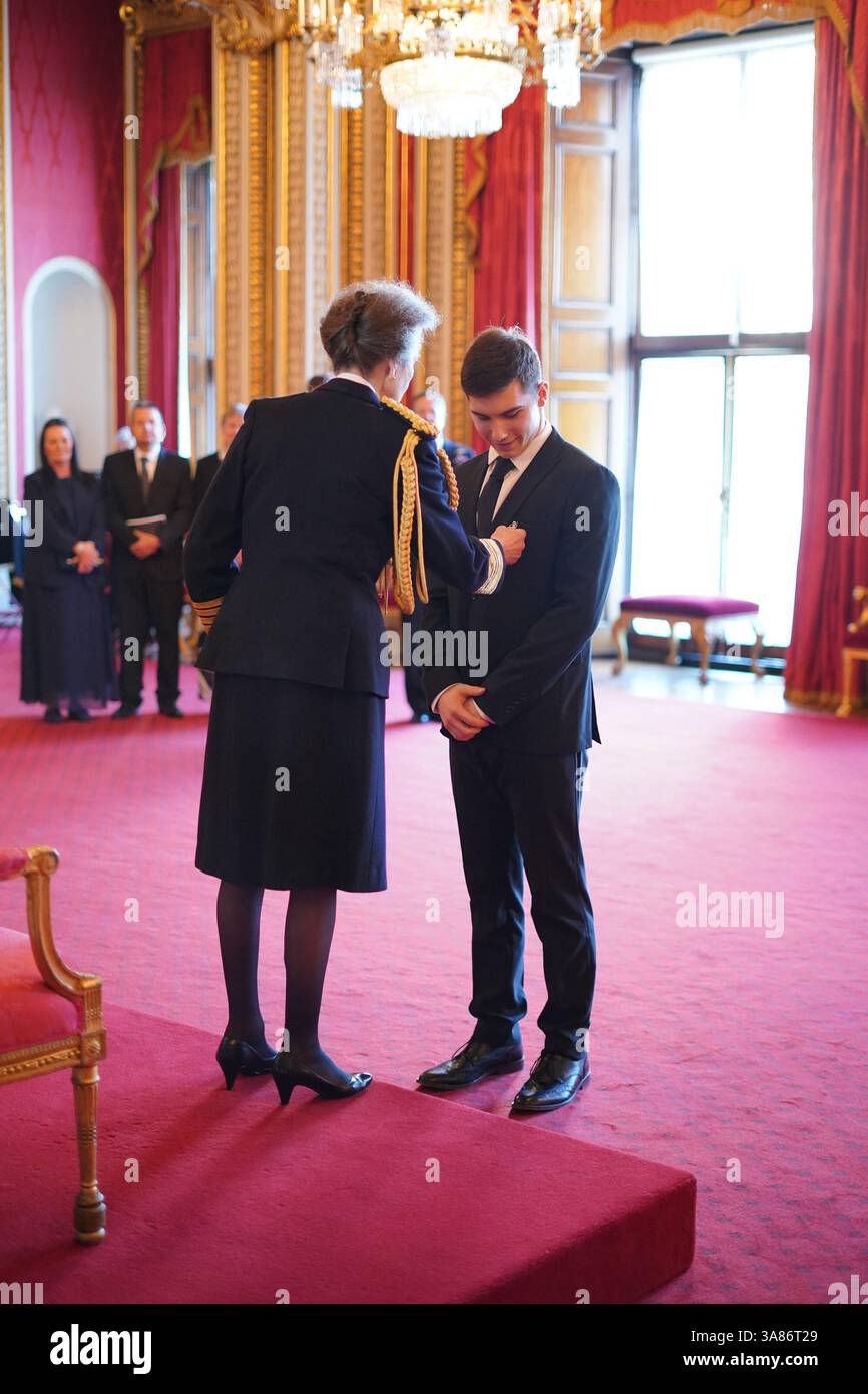 Mr. William Ellard, from Beccles, is made a Member of the Order of the ...