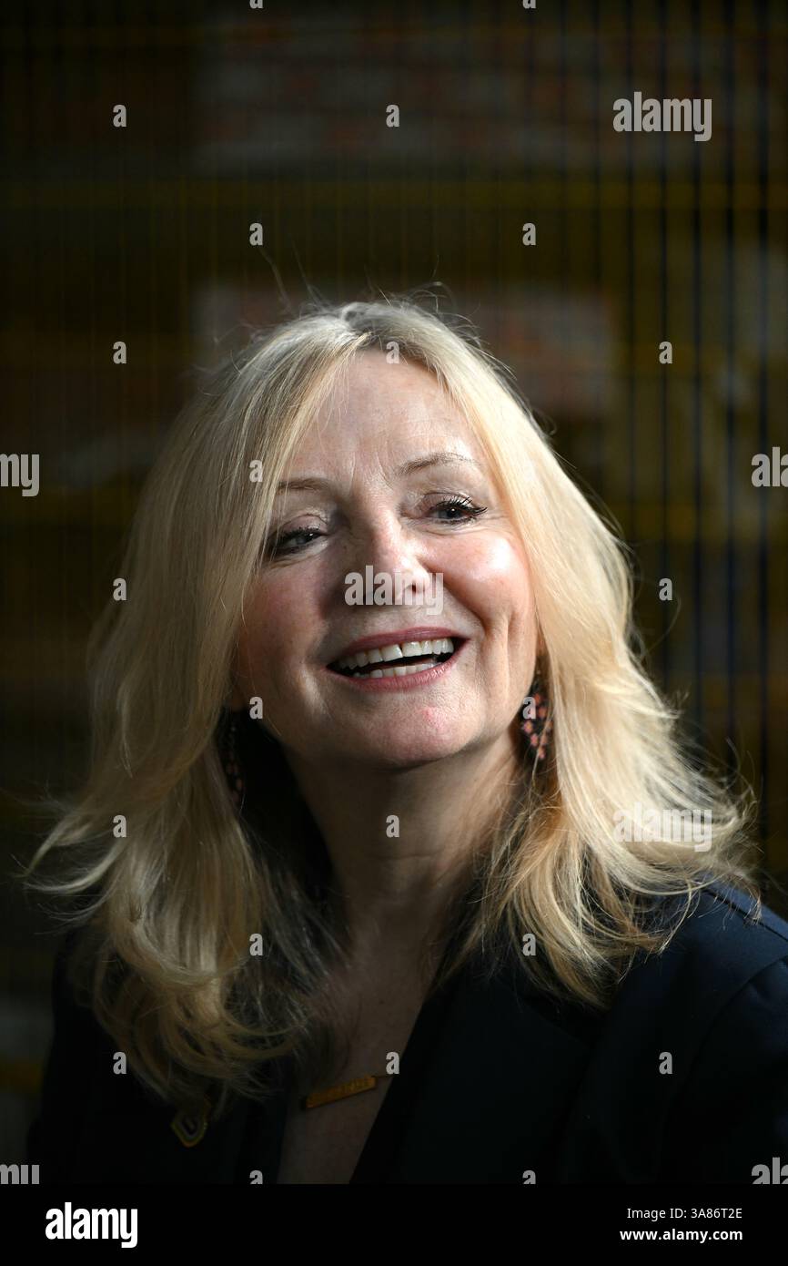 Mayor of West Yorkshire, Tracy Brabin, smiles as Prime Minister Sir ...