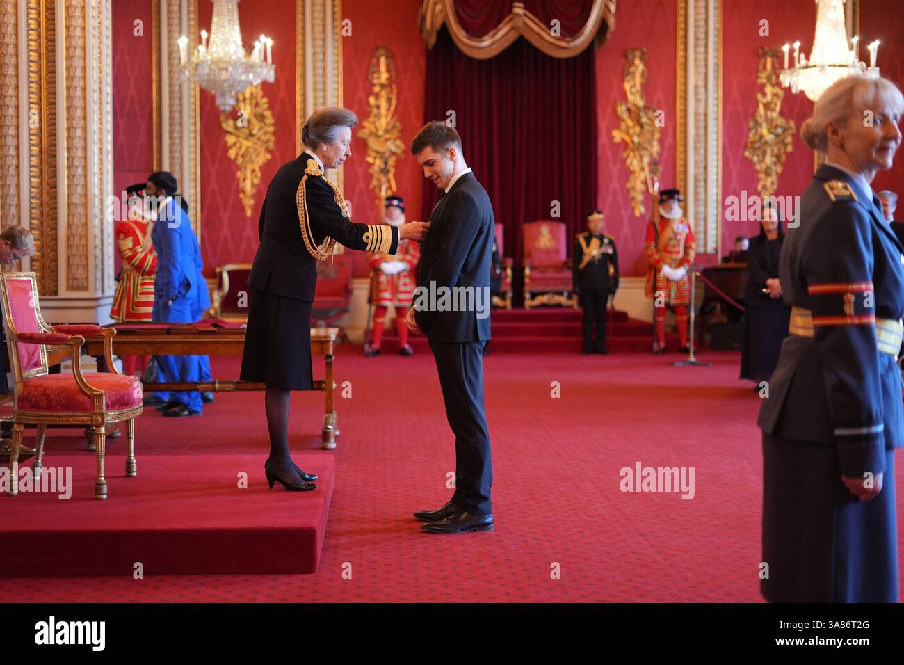 Mr. William Ellard, from Beccles, is made a Member of the Order of the ...