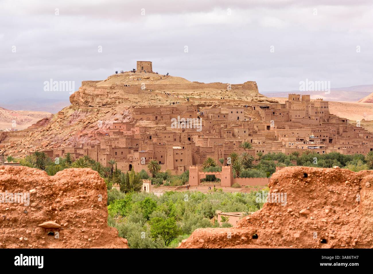 Ksar of Ait-Ben-Haddou, UNESCO, Ounila River valley, Ouarzazate ...