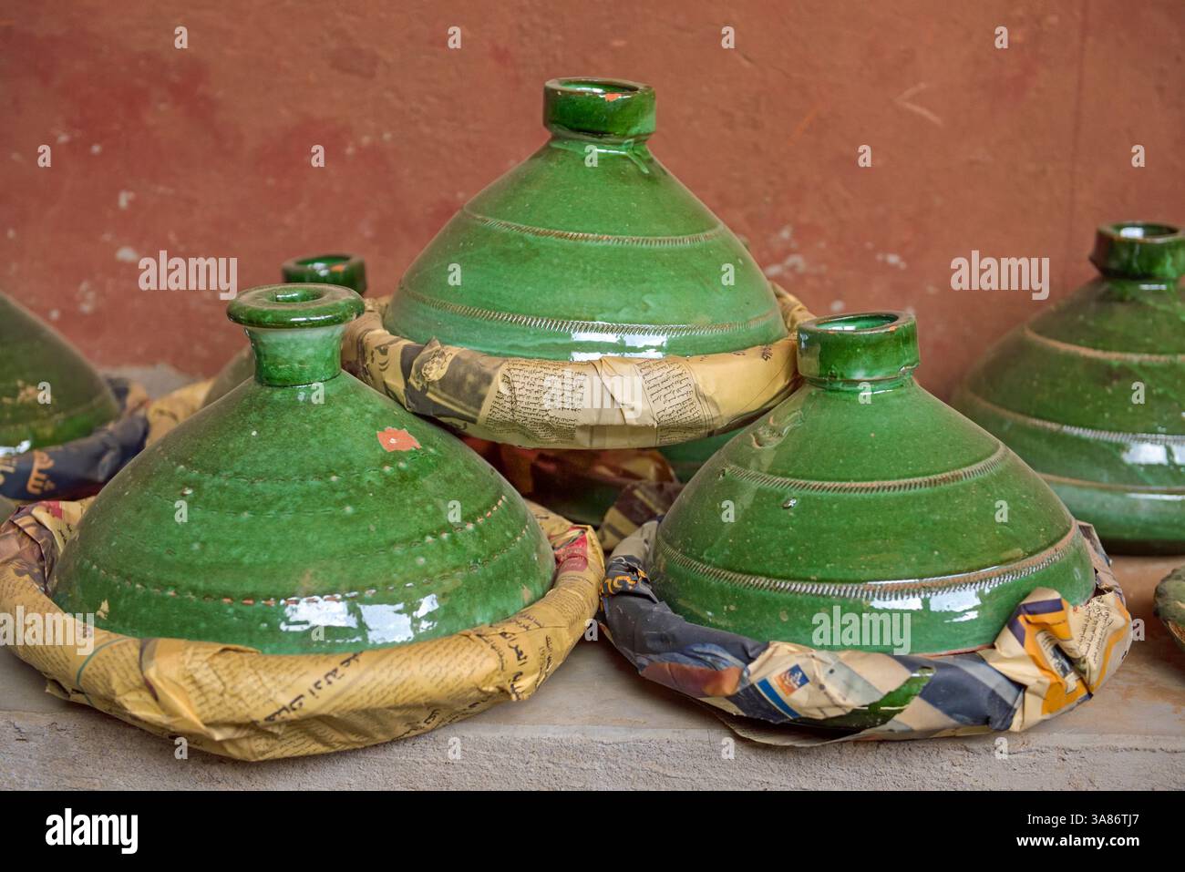 Tajine dish, green glaze, the dominant colour in pottery from ...