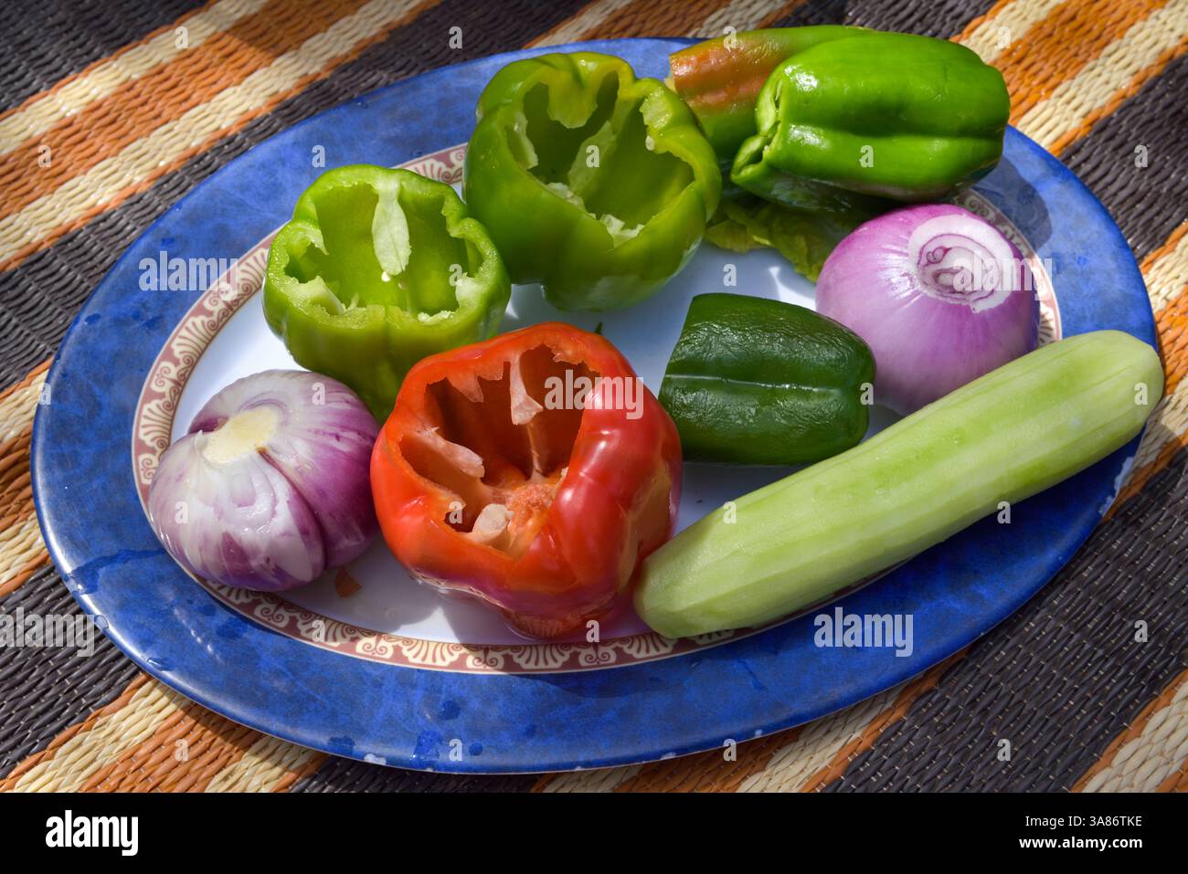 Moroccan red pepper cucumber hi-res stock photography and images - Alamy