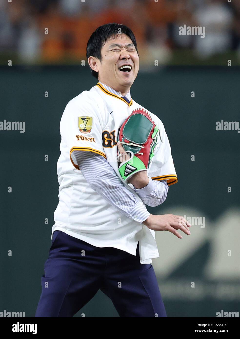 Hajime Moriyasu, head coach of Japan national football team, attends a ...