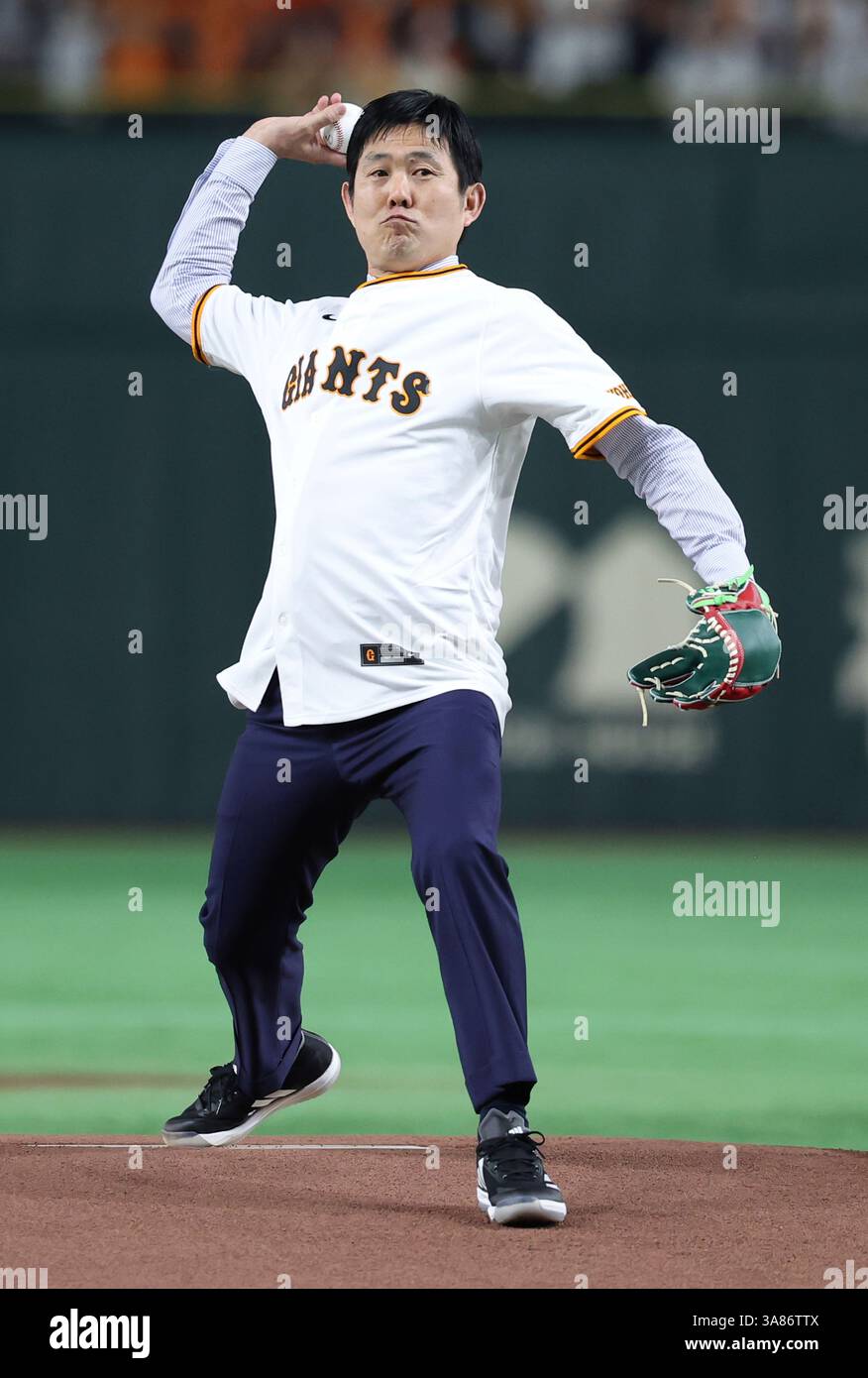 Hajime Moriyasu, head coach of Japan national football team, attends a ...