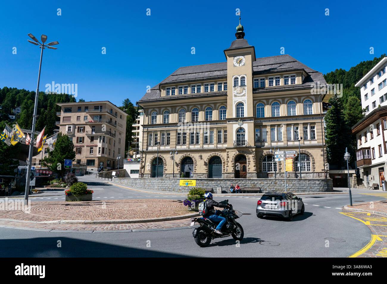 St moritz library building hi-res stock photography and images - Alamy