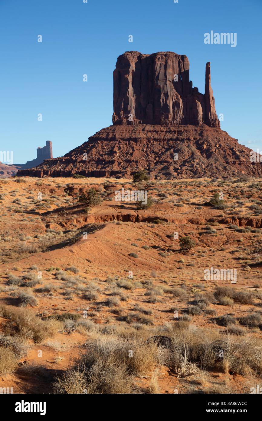 West Mitten Butte, Monument Valley Navajo Tribal Park, Utah, United ...