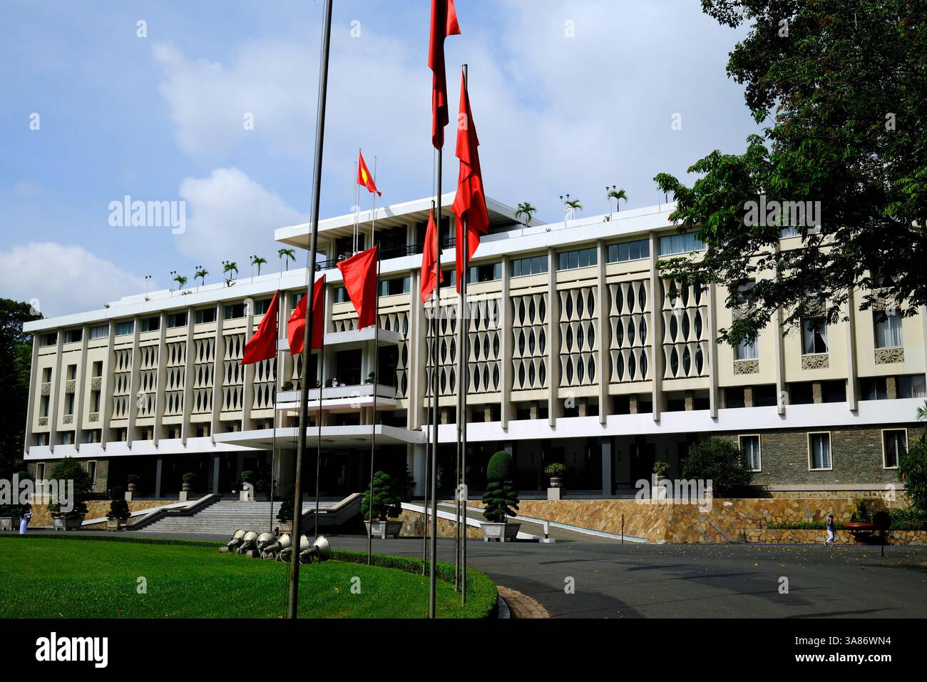 The Reunification (Independence) Palace, formerly building of the South Vietnamese government ...
