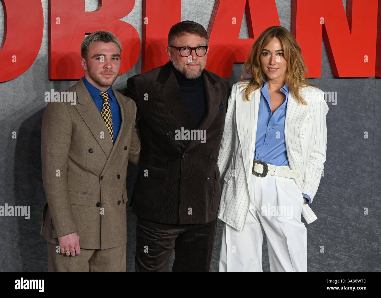 Rocco Ritchie, Guy Ritchie and Jacqui Ainsley attends "MobLand" Global ...